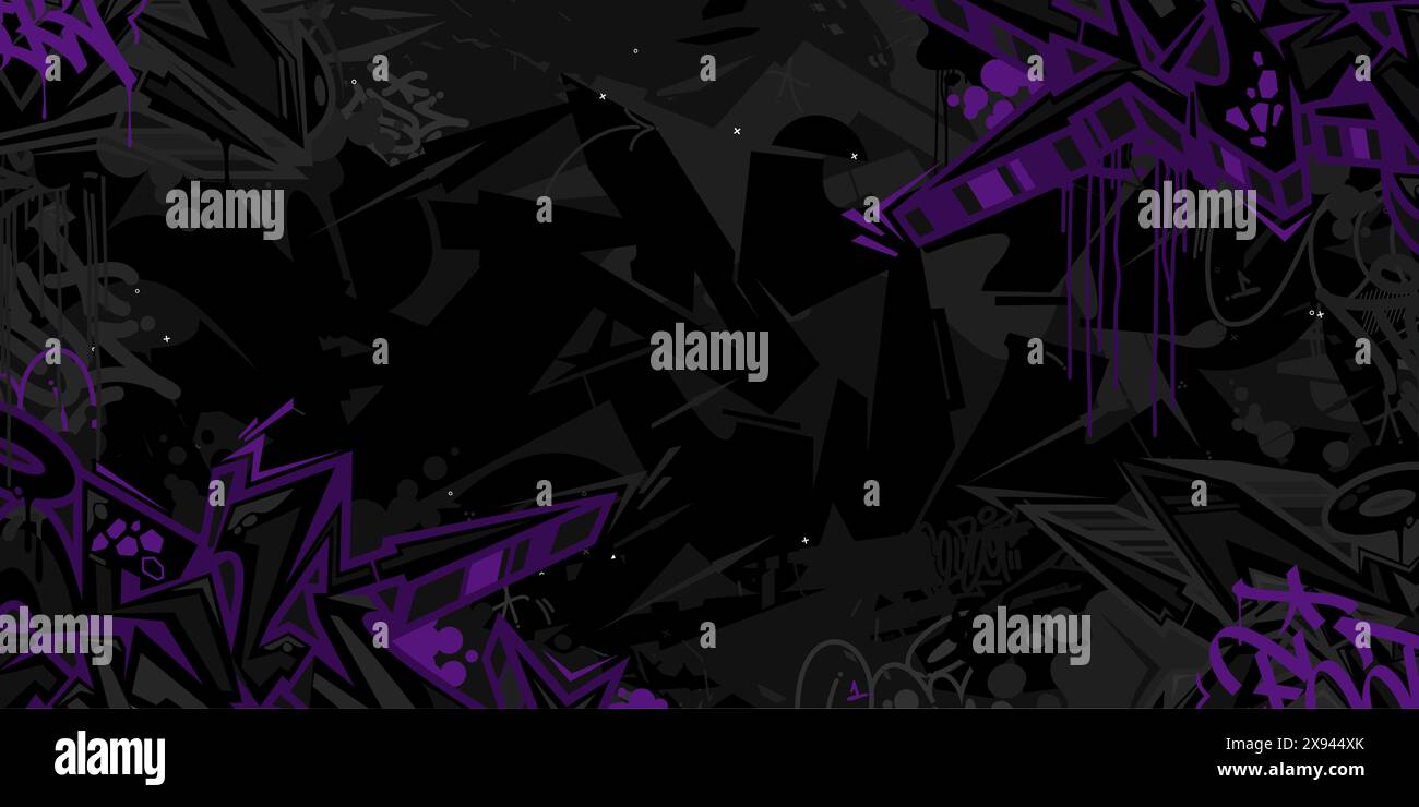 Cool Trendy Abstract Hip Hop Urban Street Art Graffiti Style Vector ...