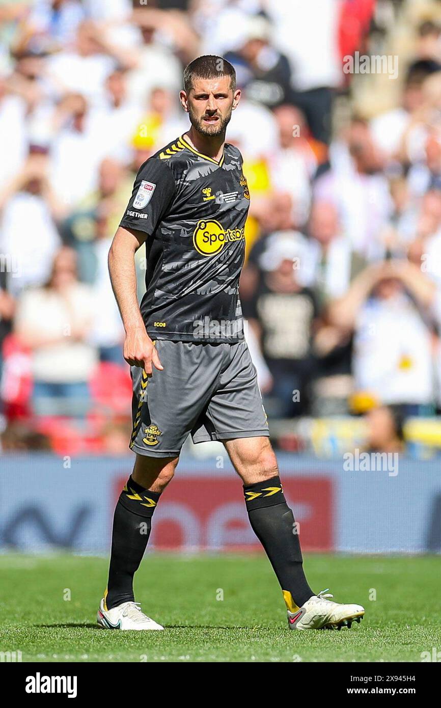 London, UK. 26th May, 2024. Southampton defender Jack Stephens (5 ...