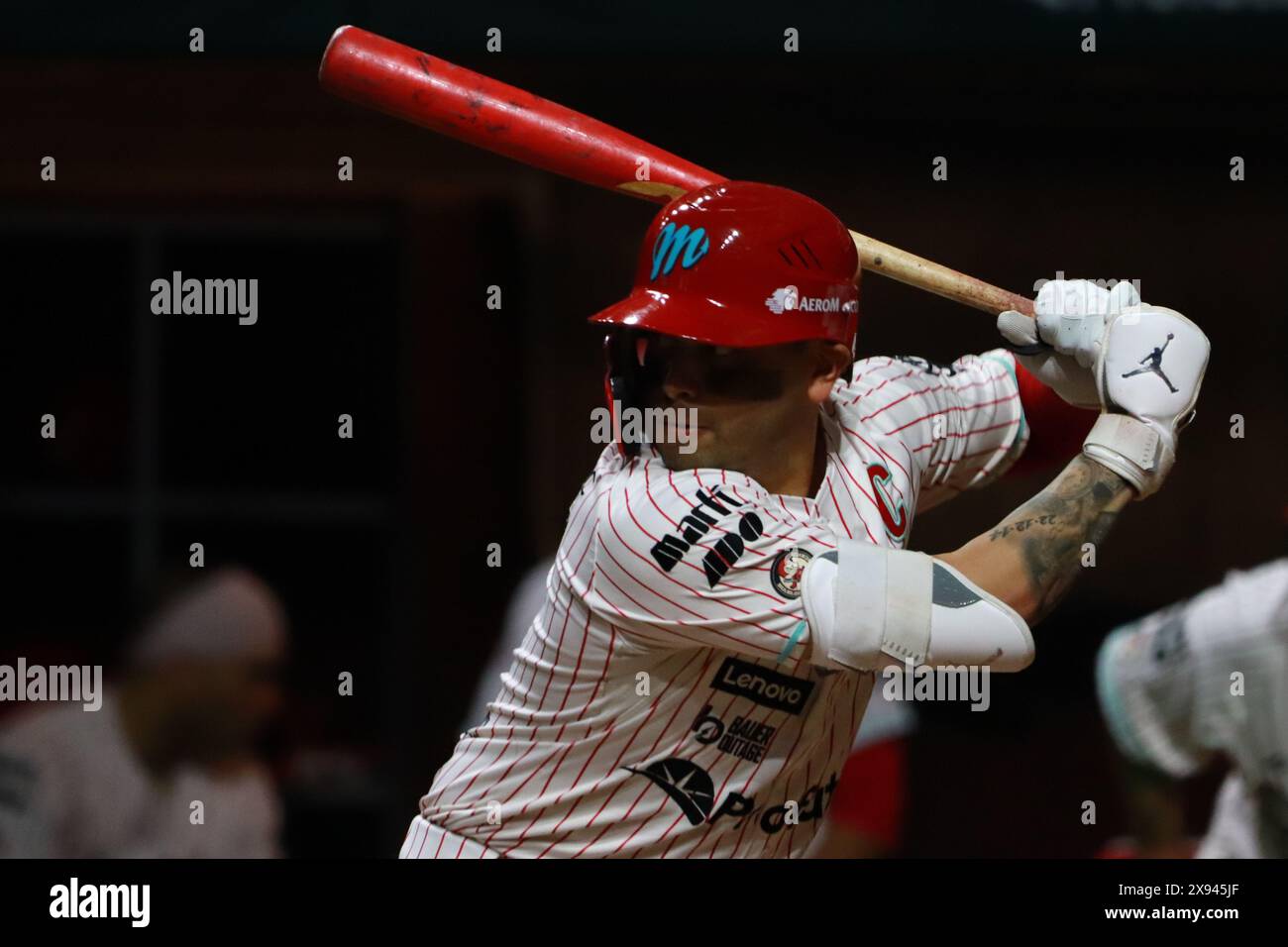 Mexico City, Mexico. 28th May, 2024. Juan Carlos Gamboa #47 of Diablos ...