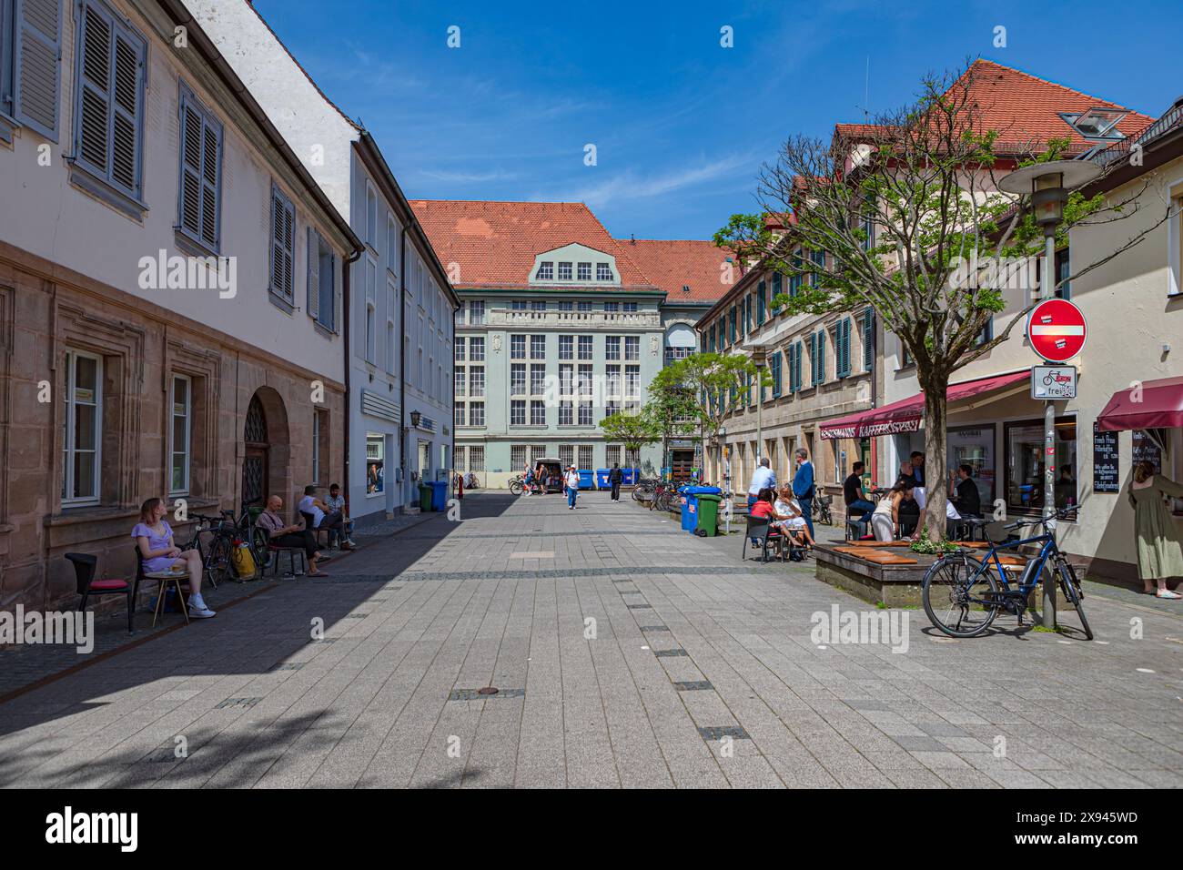 ERLANGEN, GERMANY - CIRCA APRIL, 2024: The Neustaedter-Kirchenplatz of ...