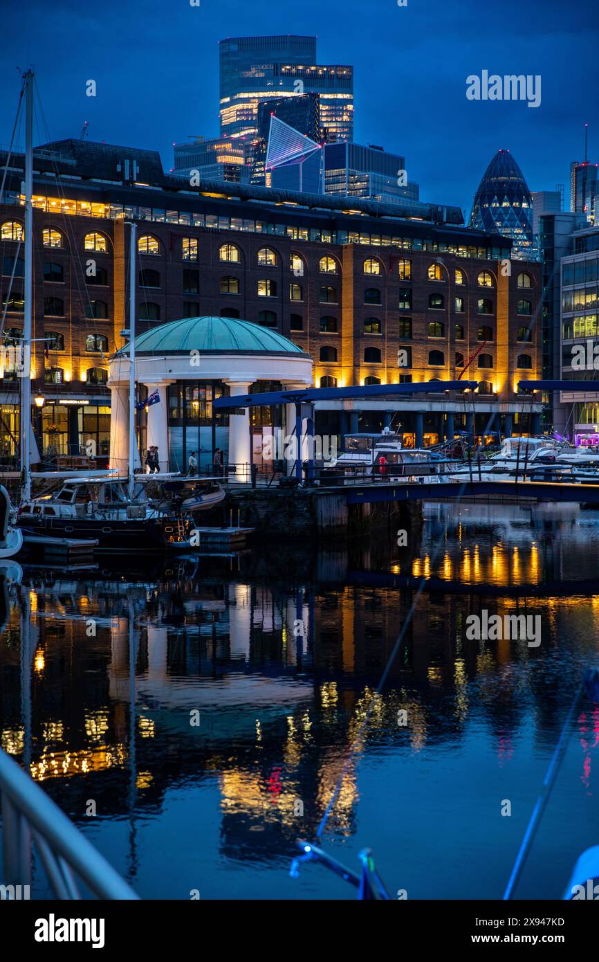 St Katherine's Dock in the City of London Stock Photo - Alamy