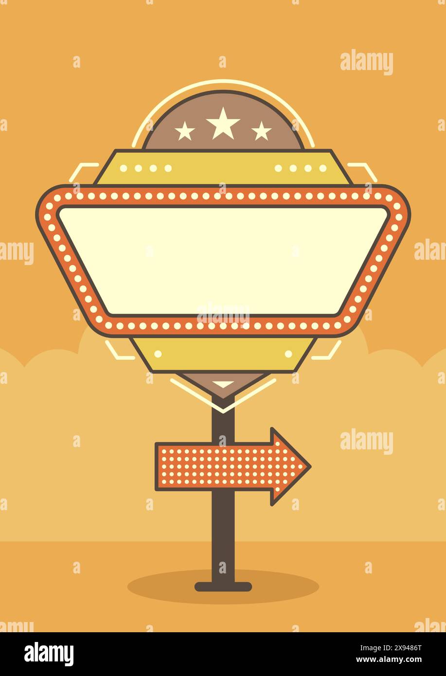 Retro Sign Billboard Typographic Quote Poster Design. A Good Laugh ...