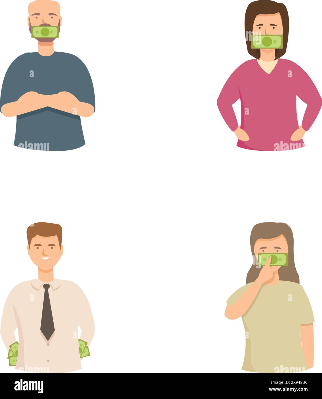 Political pressure cartoon Stock Vector Images - Alamy