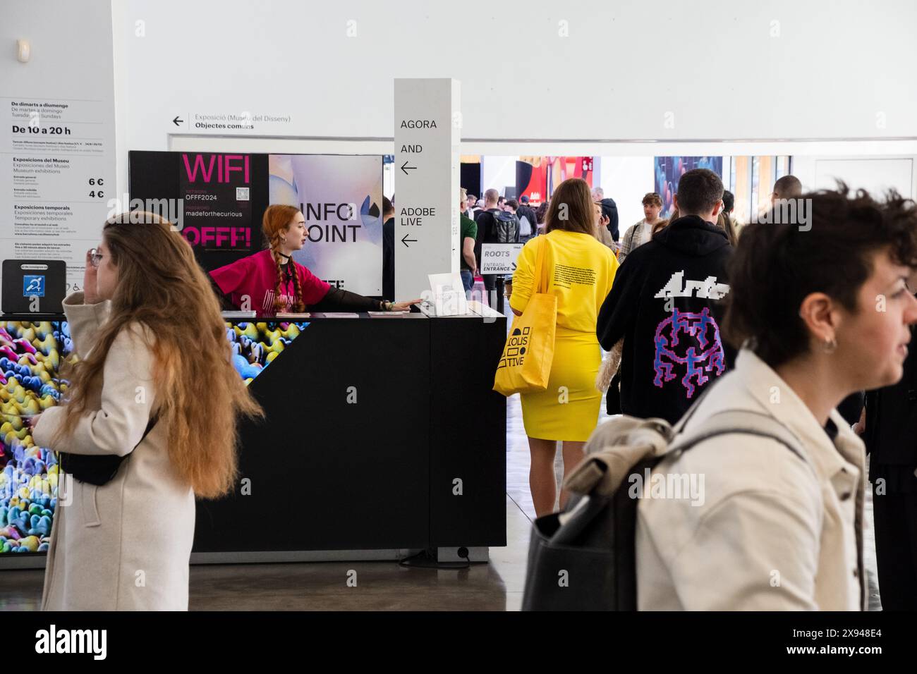 OFFF Barcelona at Disseny Hub Museum of Design in Barcelona, Spain in ...