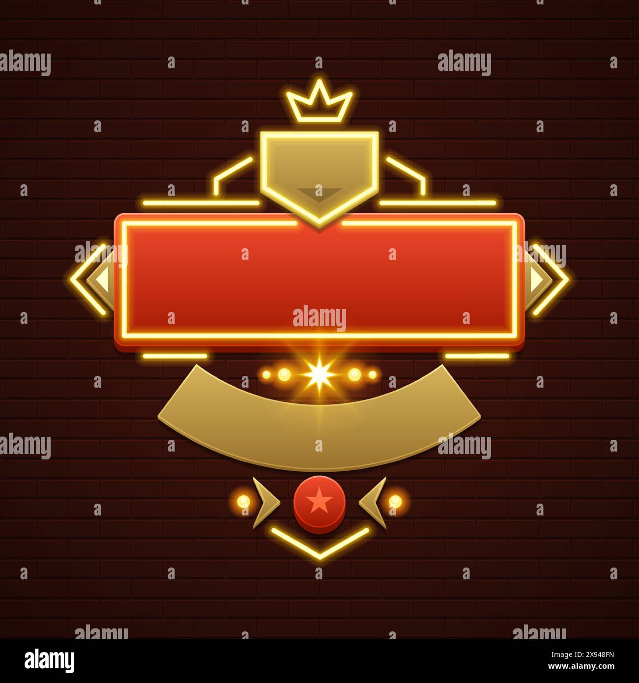 Retro Showtime Sign Design. Cinema Signage Light Bulbs Frame and Neon ...