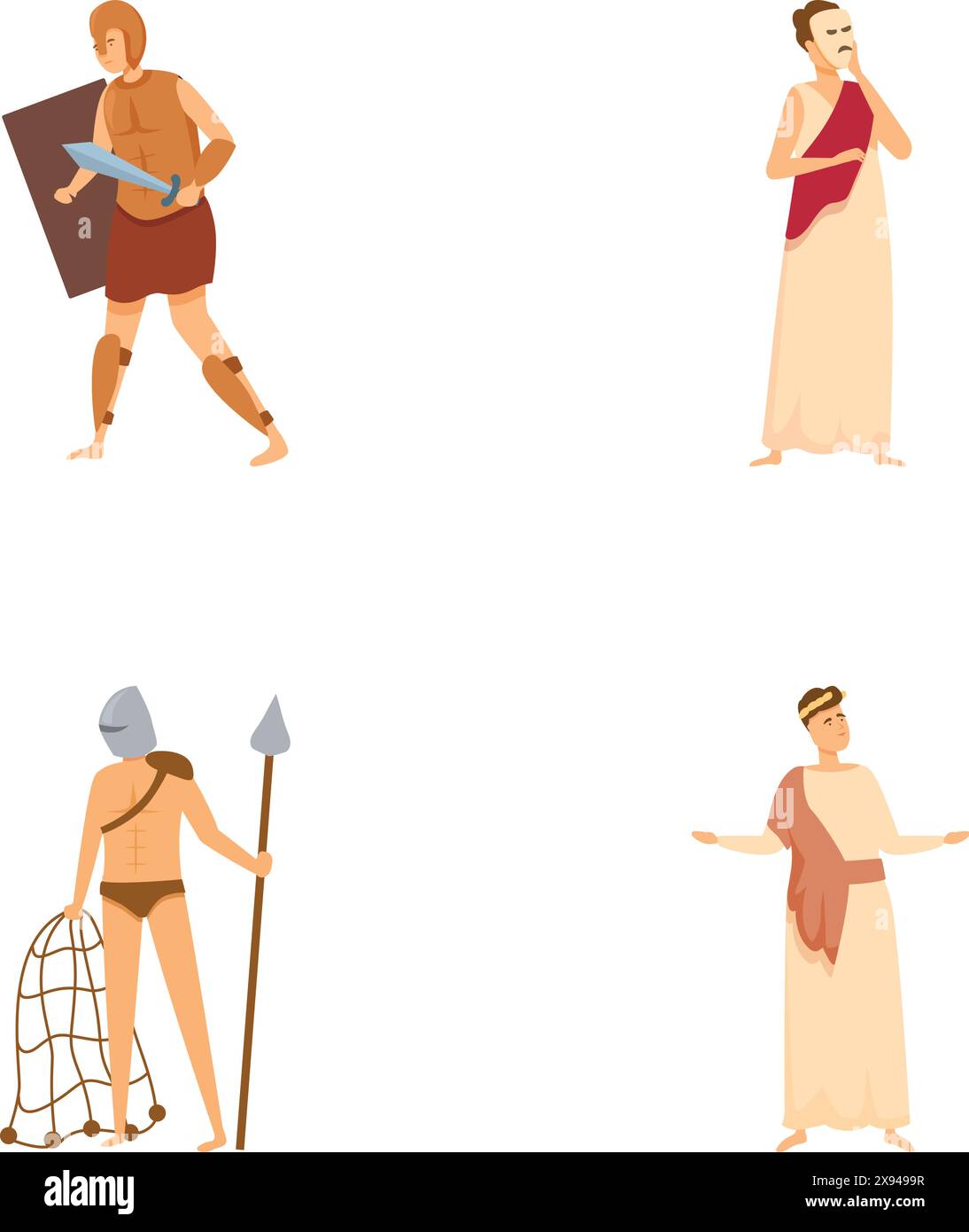 Amphitheatre roman show Stock Vector Images - Alamy