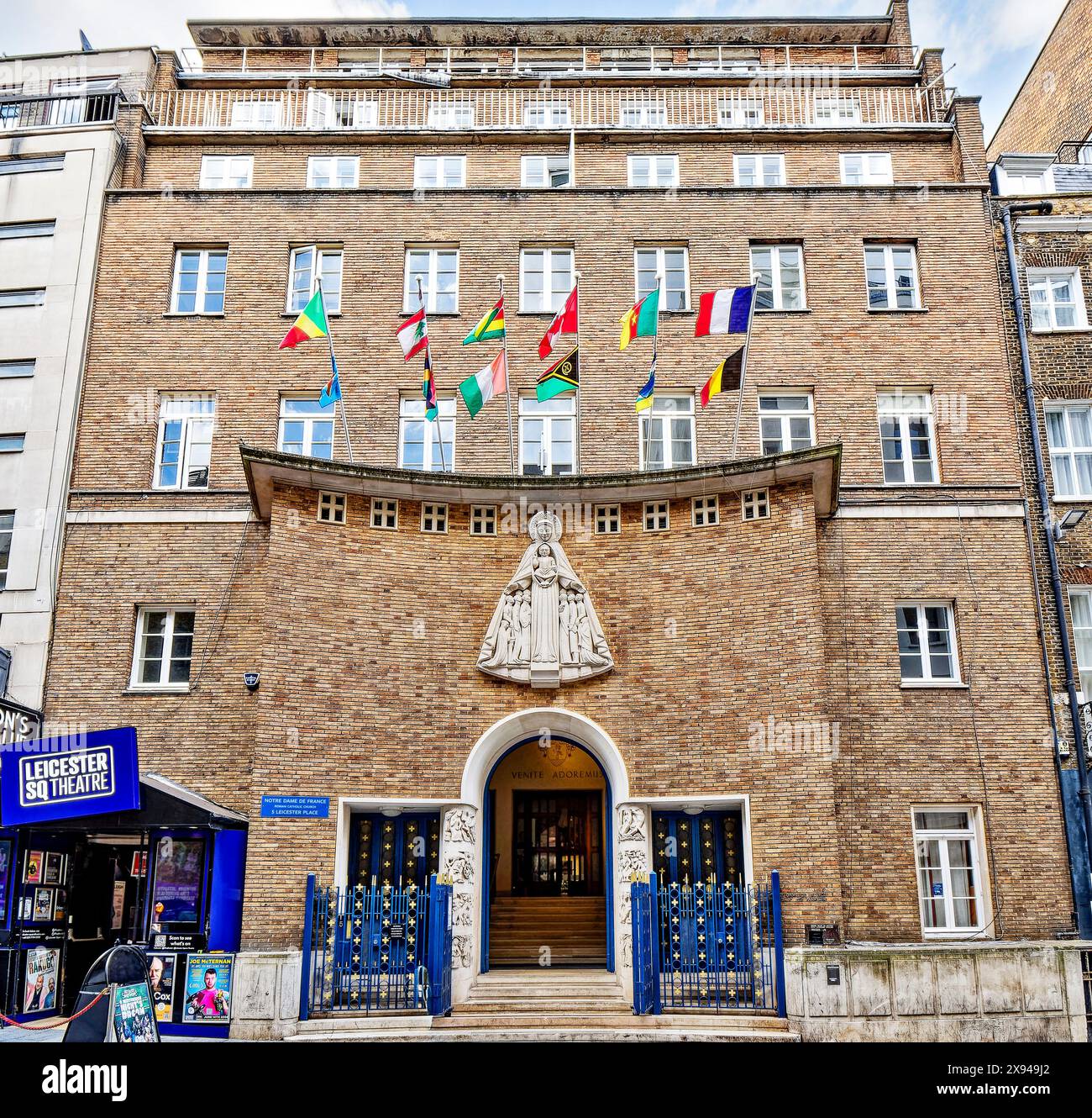 Notre Dame de France French Catholic church Leicester Place London ...