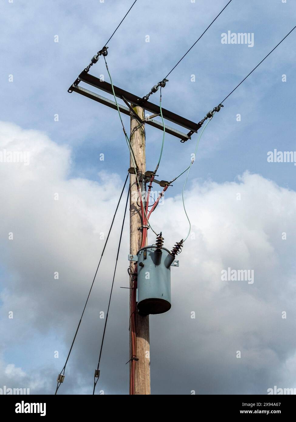 Pole mounted transformer hi-res stock photography and images - Alamy