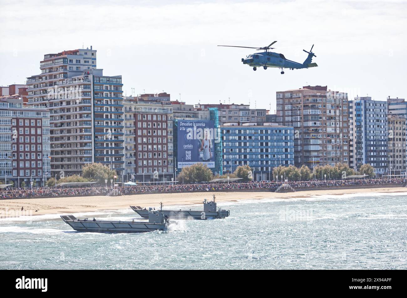 Spanish Armed Forces. Naval Magazine, dynamic exhibition and aerial ...