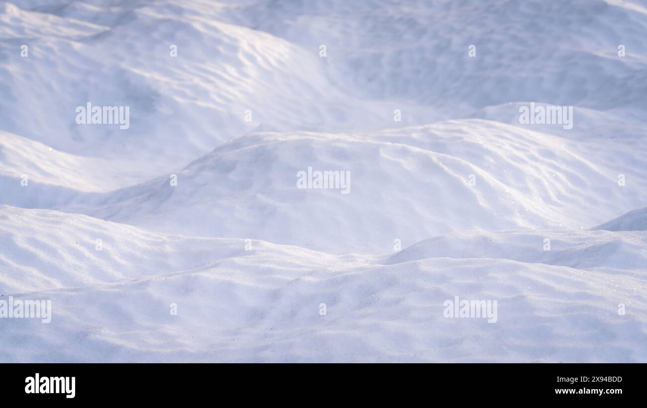 Melted snow background. Melting snow in early spring. Abstract texture ...
