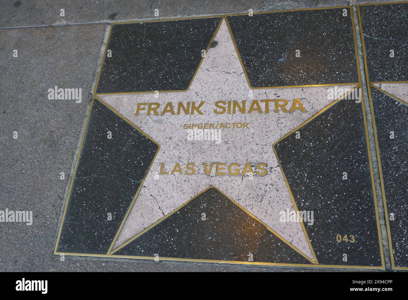 Las Vegas, Nevada, USA 16th May 2024 Singer Frank Sinatra Walk of Fame ...