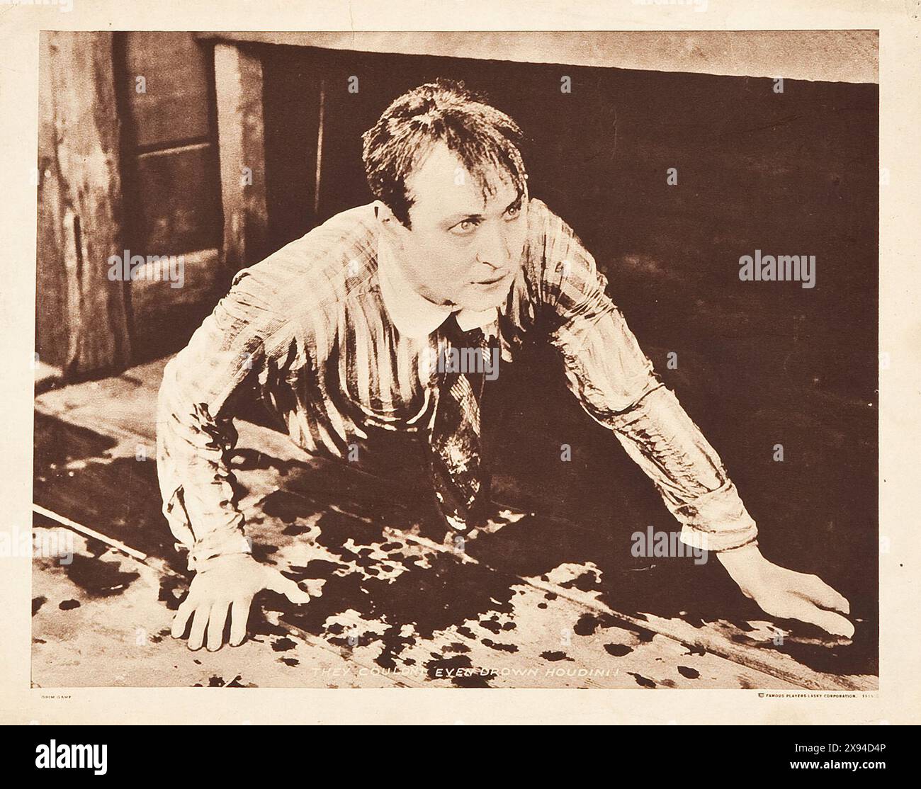 Houdini - The Grim Game (Paramount, 1919). Lobby Card Stock Photo - Alamy