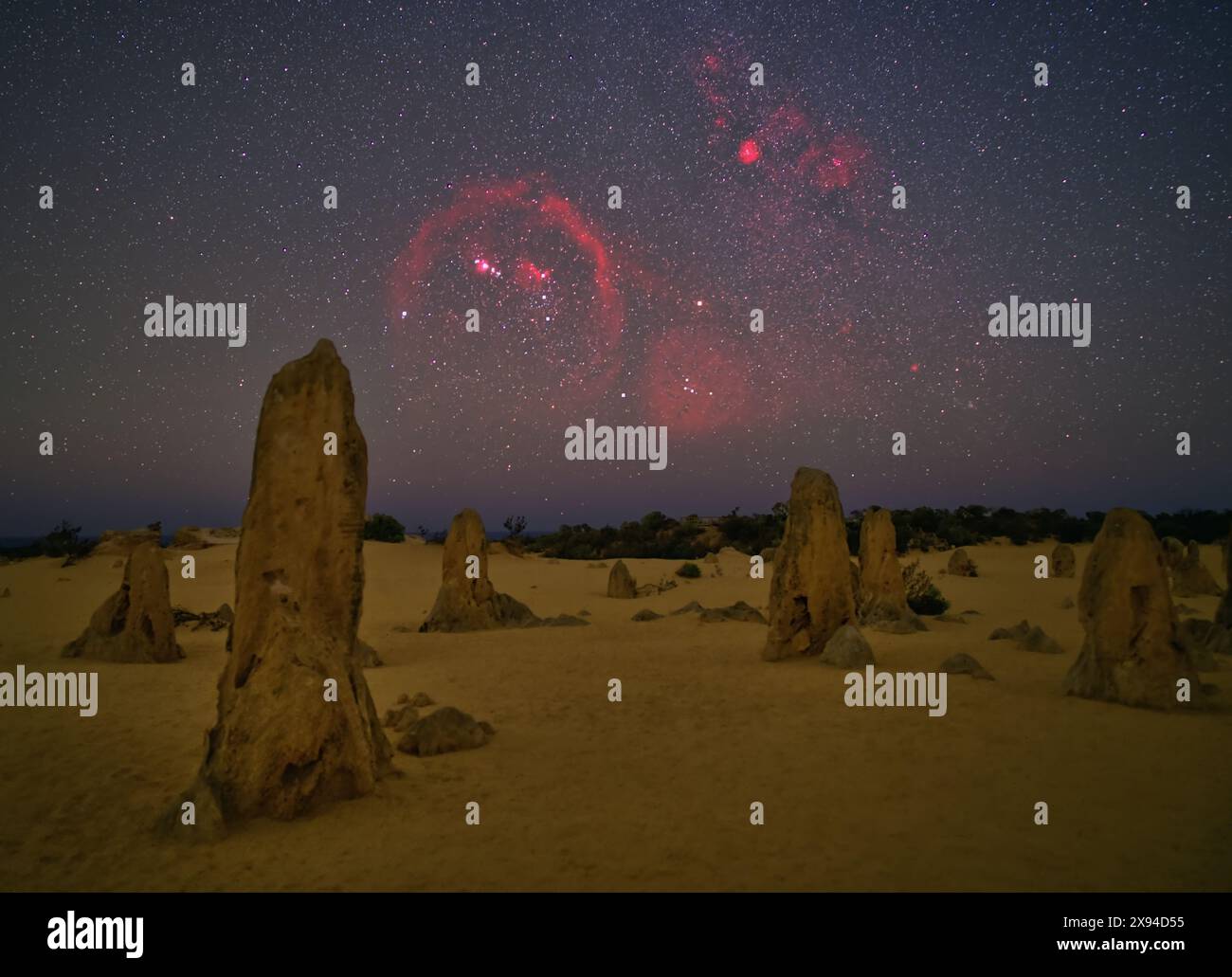 The constellation of Orion photographed using a Ha modified camera. The ...