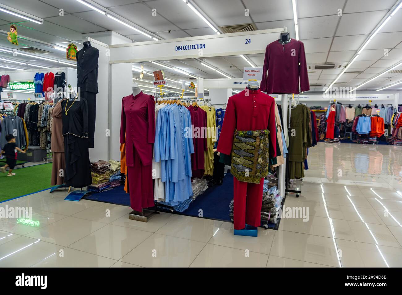 PKNS SHAH ALAM, SELANGOR - MAY 23, 2024 : Raya clothes to celebrate Eid ...