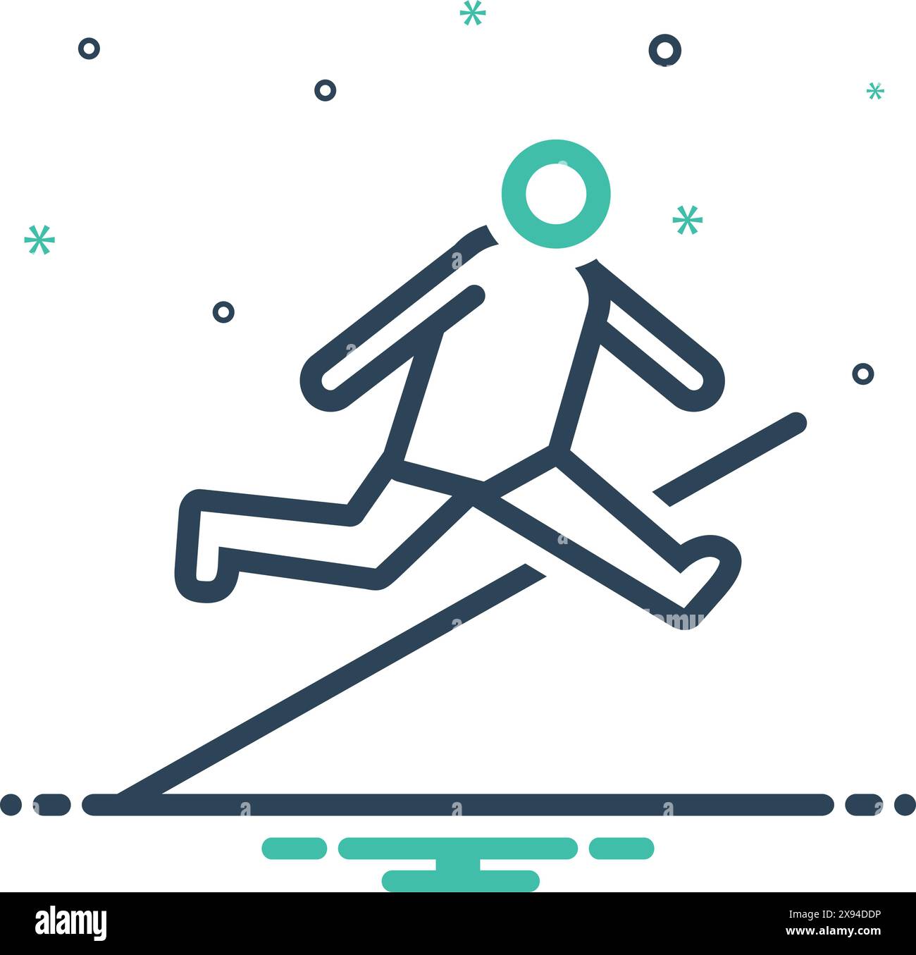 Jump leap Stock Vector Images - Alamy