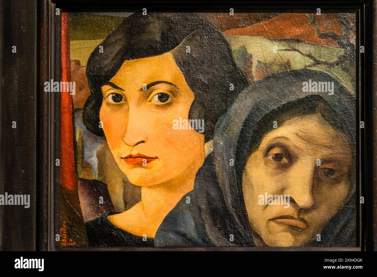 Mother and Daughter, Joseph Budko, 1925, oil on canvas, Jewish Museum ...