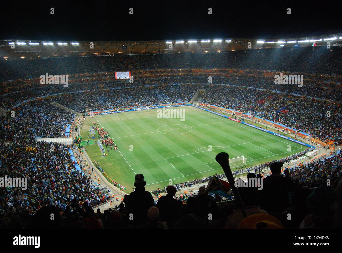 World Cup 2010 Soccer Field Stock Photo - Alamy