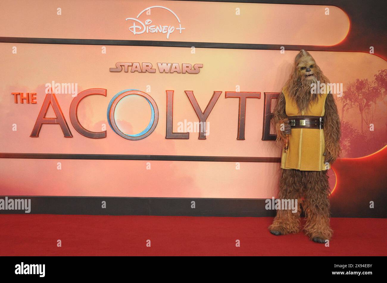 Kelnacca (Wookiee Jedi Master) at "The Acolyte" UK TV premiere, Odeon ...