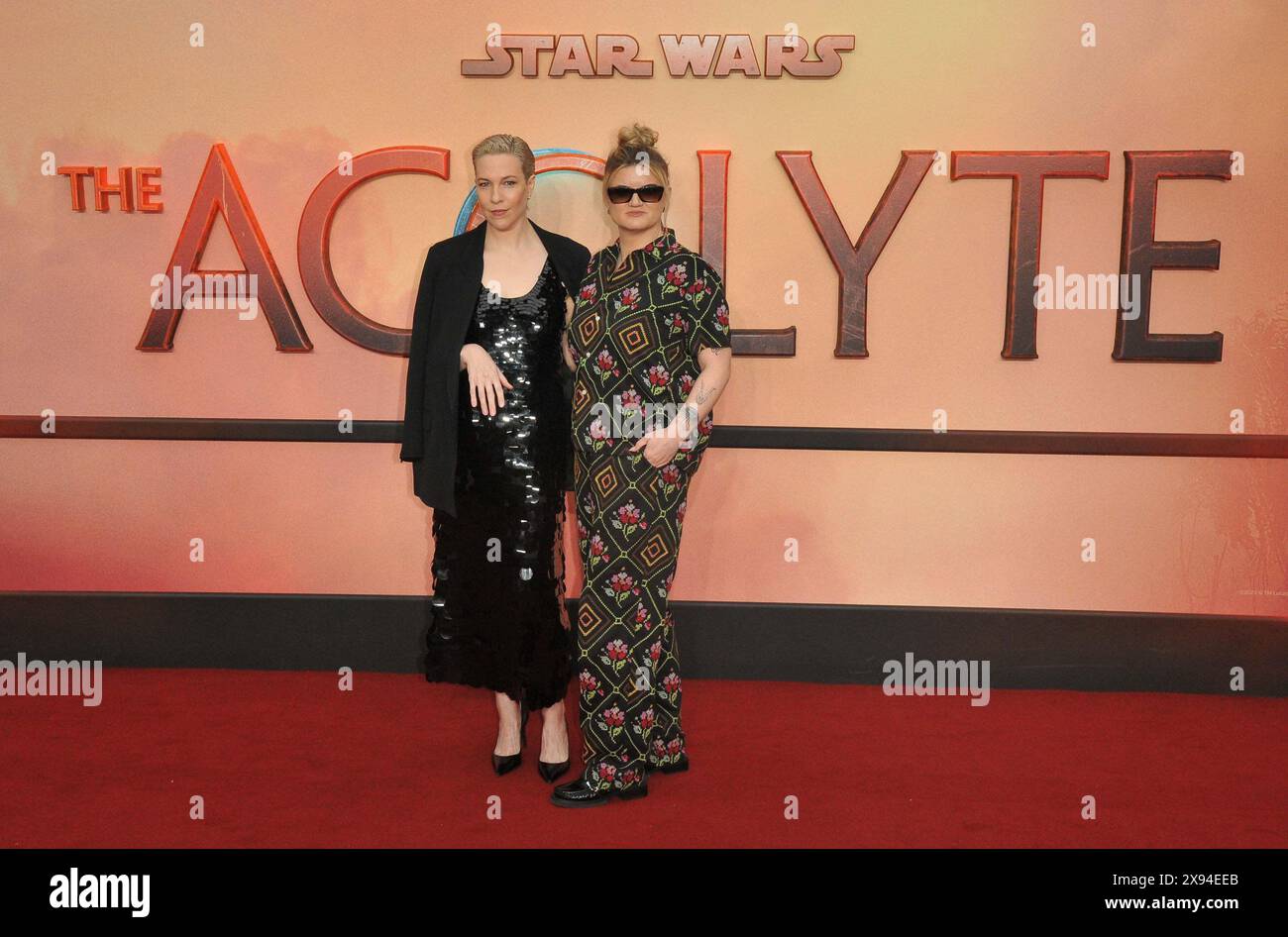 Rebecca Henderson and Leslye Headland at "The Acolyte" UK TV premiere ...