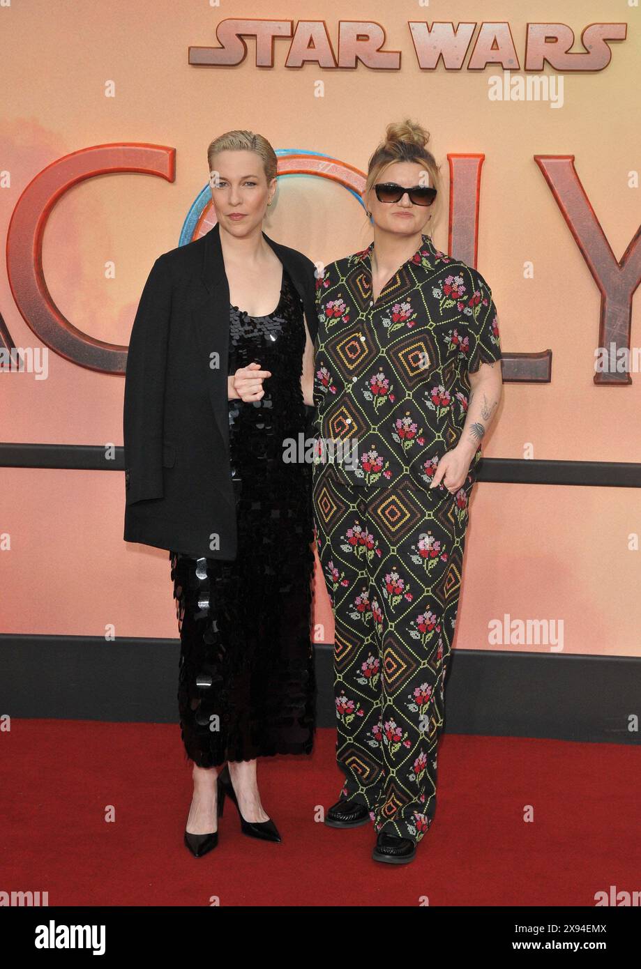 Rebecca Henderson and Leslye Headland at "The Acolyte" UK TV premiere ...