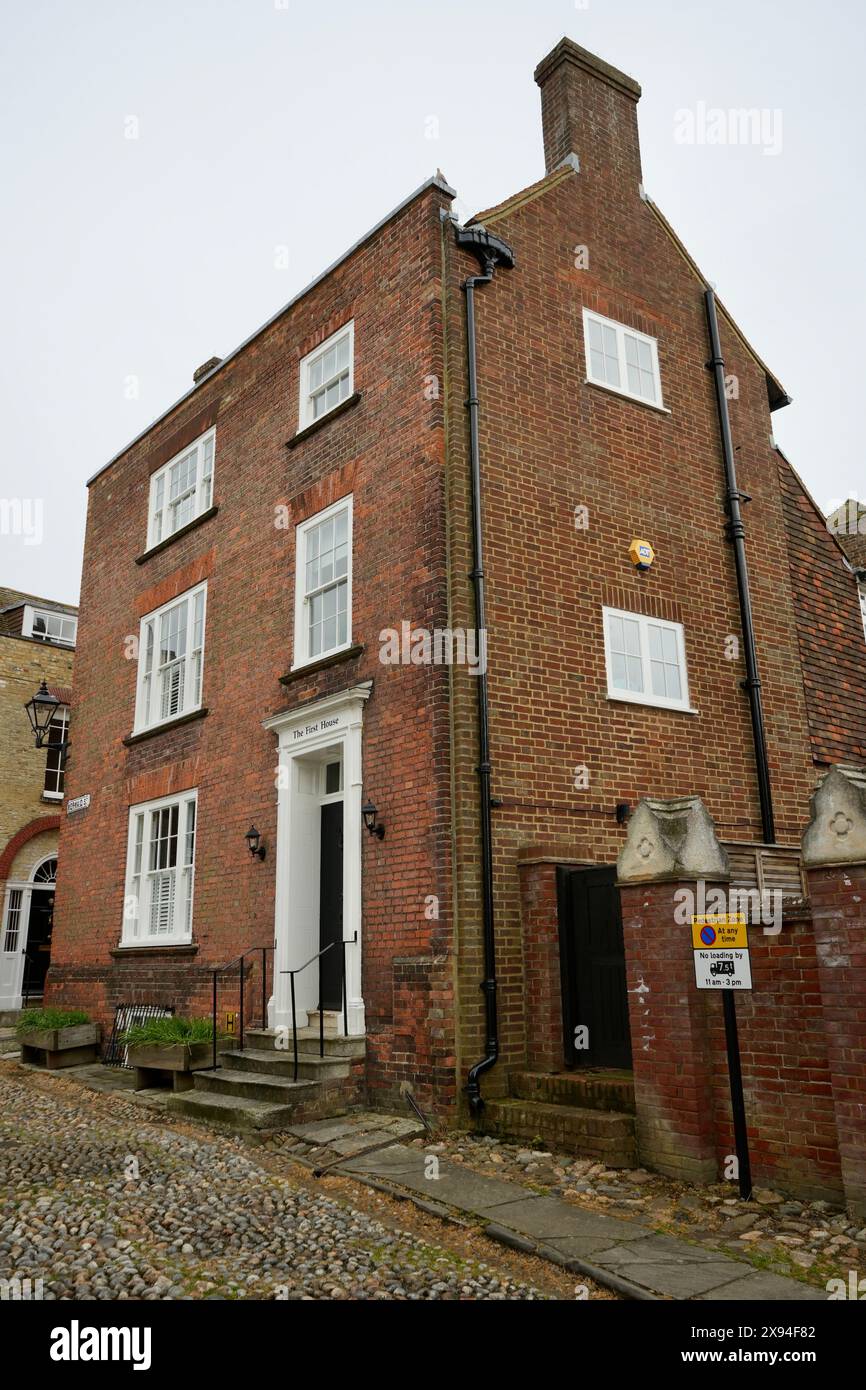 The First House, on Mermaid St, built by Thomas Lamb in 1789 Stock ...