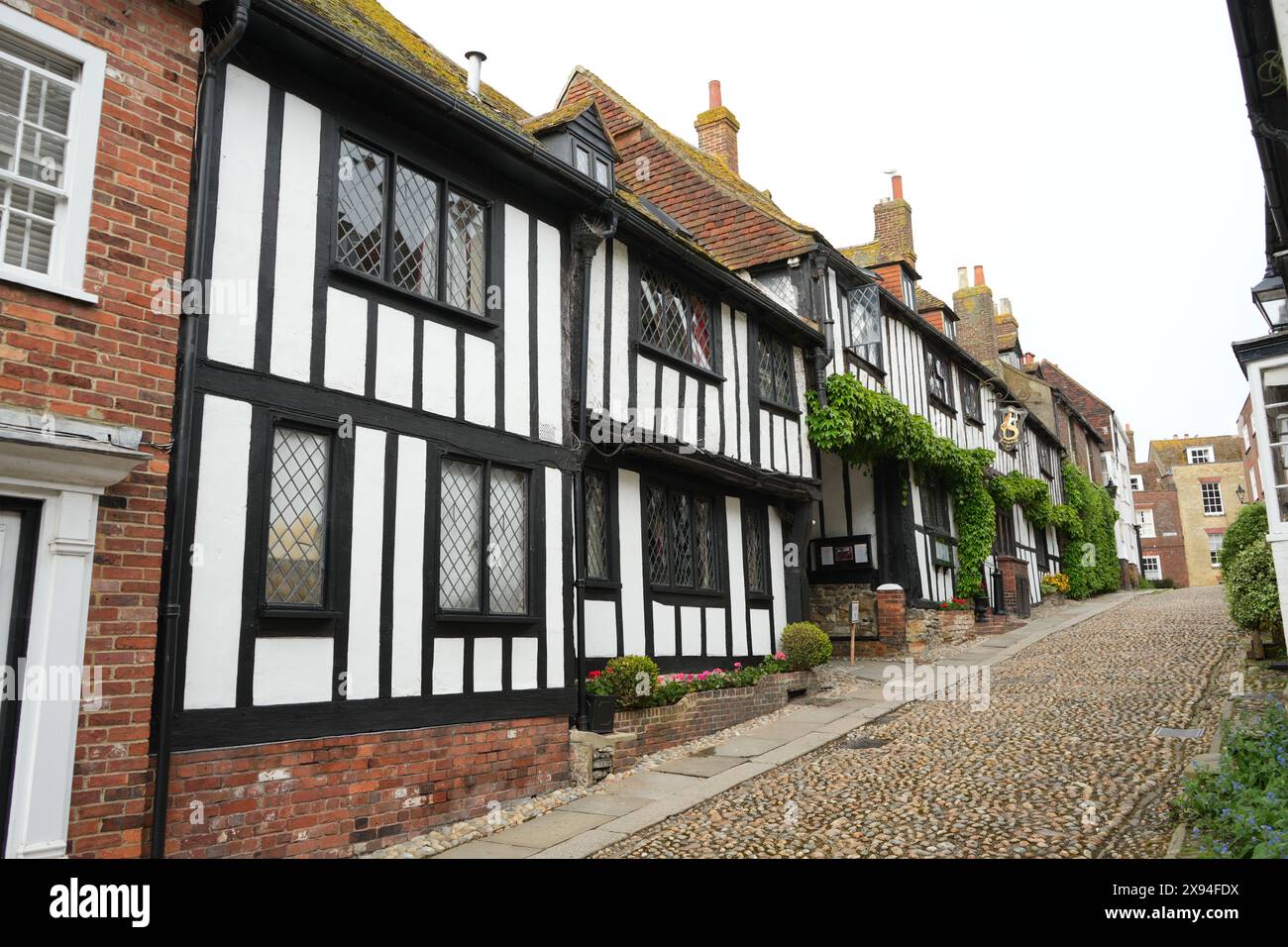 The Mermaid Inn on Mermaid St. The current building dates from 1420 and ...