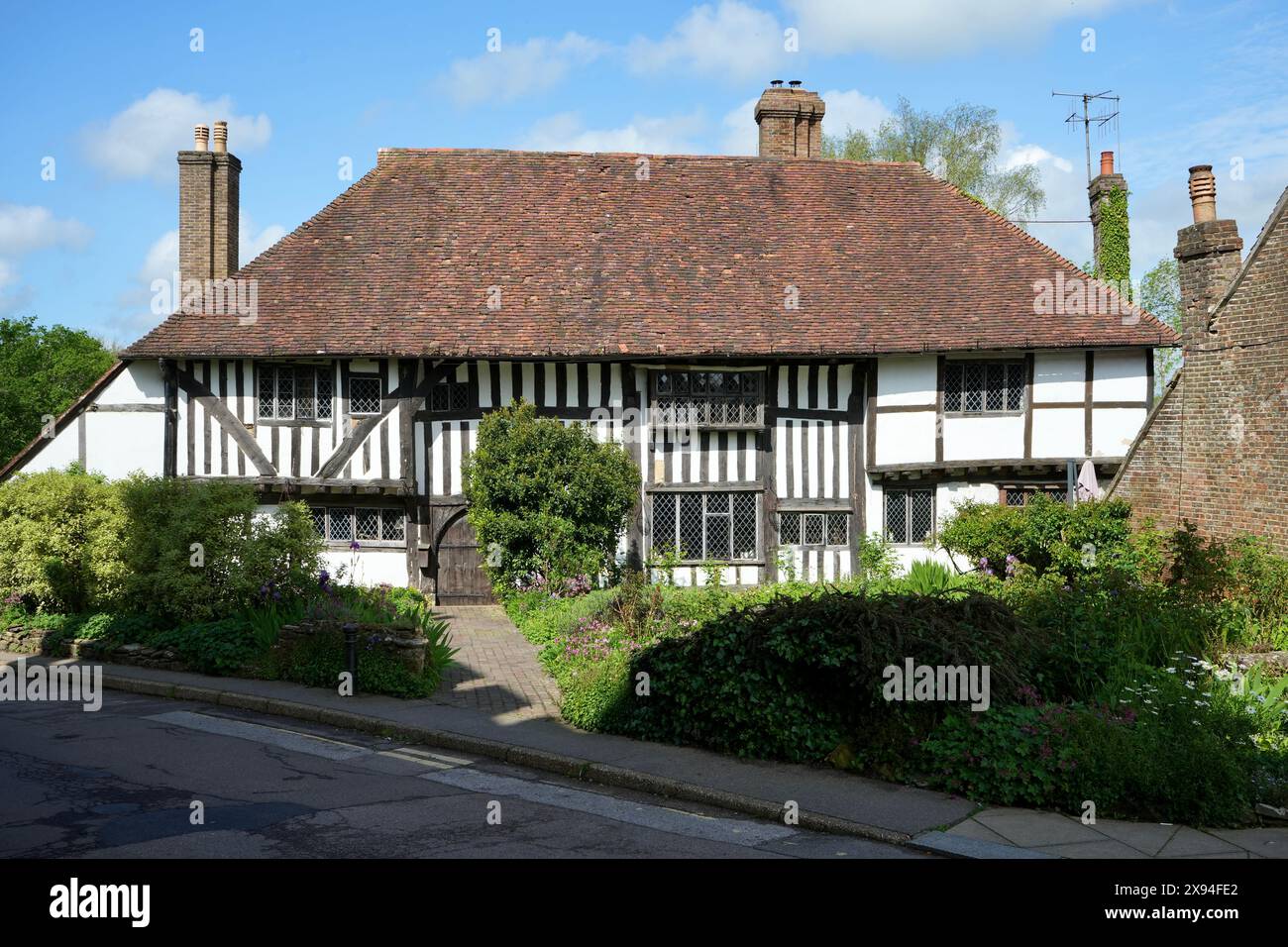 The Pilgrims Rest, a Traditional wood framed medieval building dating ...