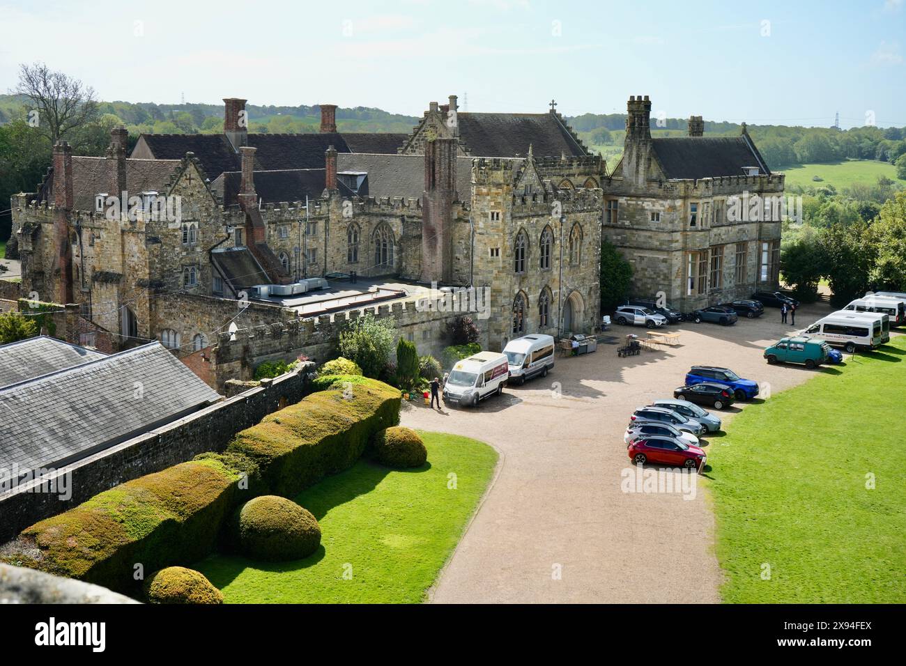 Battle Abbey, now housing Battle Abbey School Stock Photo - Alamy