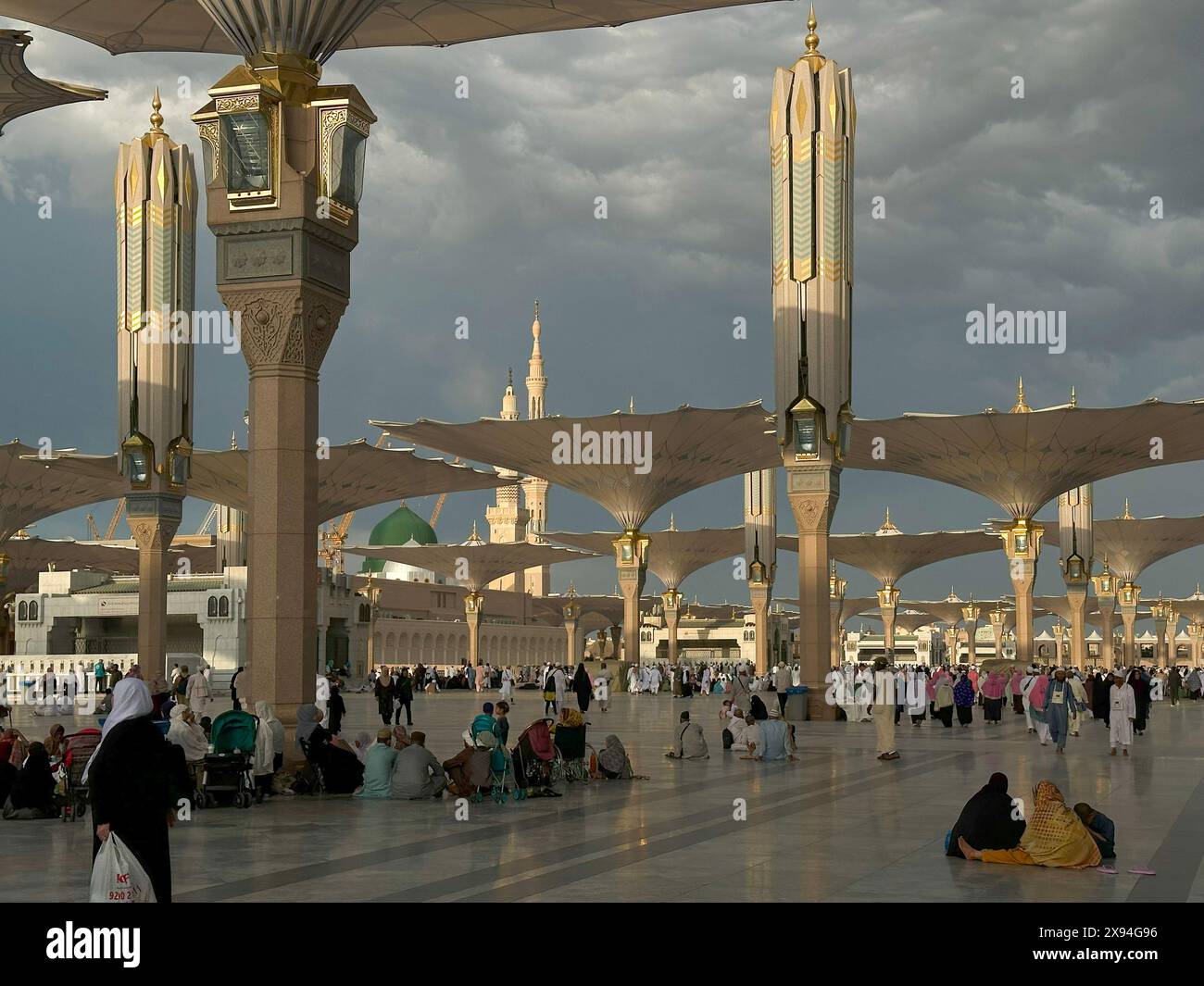 Al Madinah Al Munawwarah Islamic holy place in Saudi Arabia Stock Photo ...