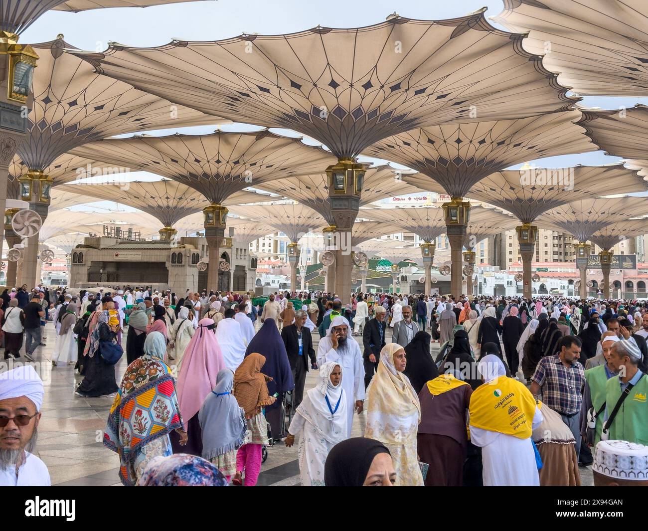 Al Madinah Al Munawwarah Islamic holy place in Saudi Arabia Stock Photo ...
