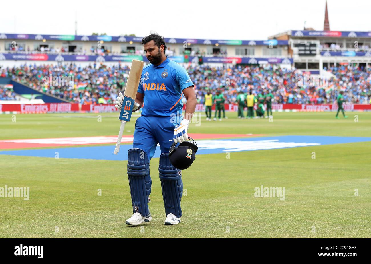 File photo dated 02-07-2019 of India's Rohit Sharma, who is charged ...