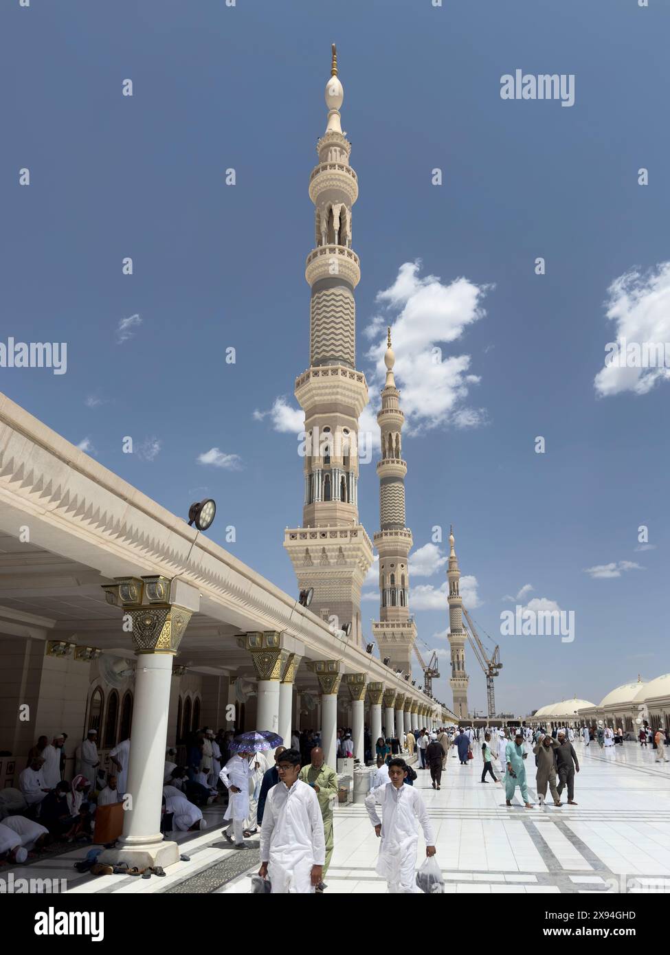 Al Madinah Al Munawwarah Islamic holy place in Saudi Arabia Stock Photo ...