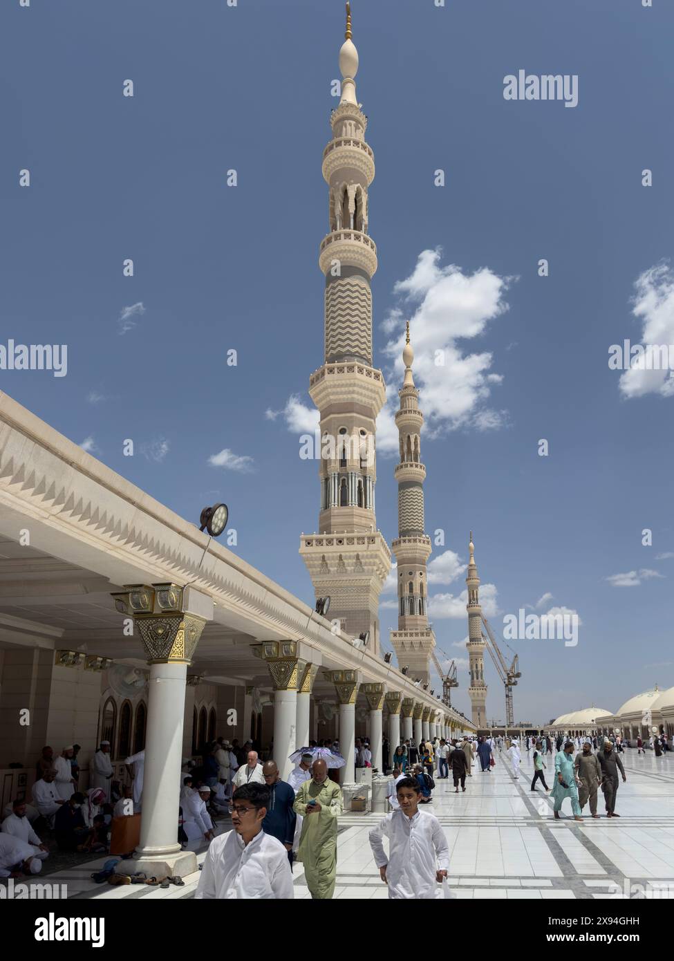 Al Madinah Al Munawwarah Islamic holy place in Saudi Arabia Stock Photo ...