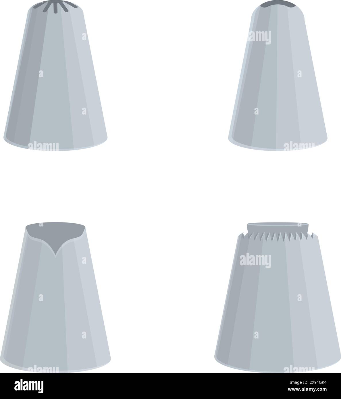 Collection of four different types of metal graters for kitchen use, in ...