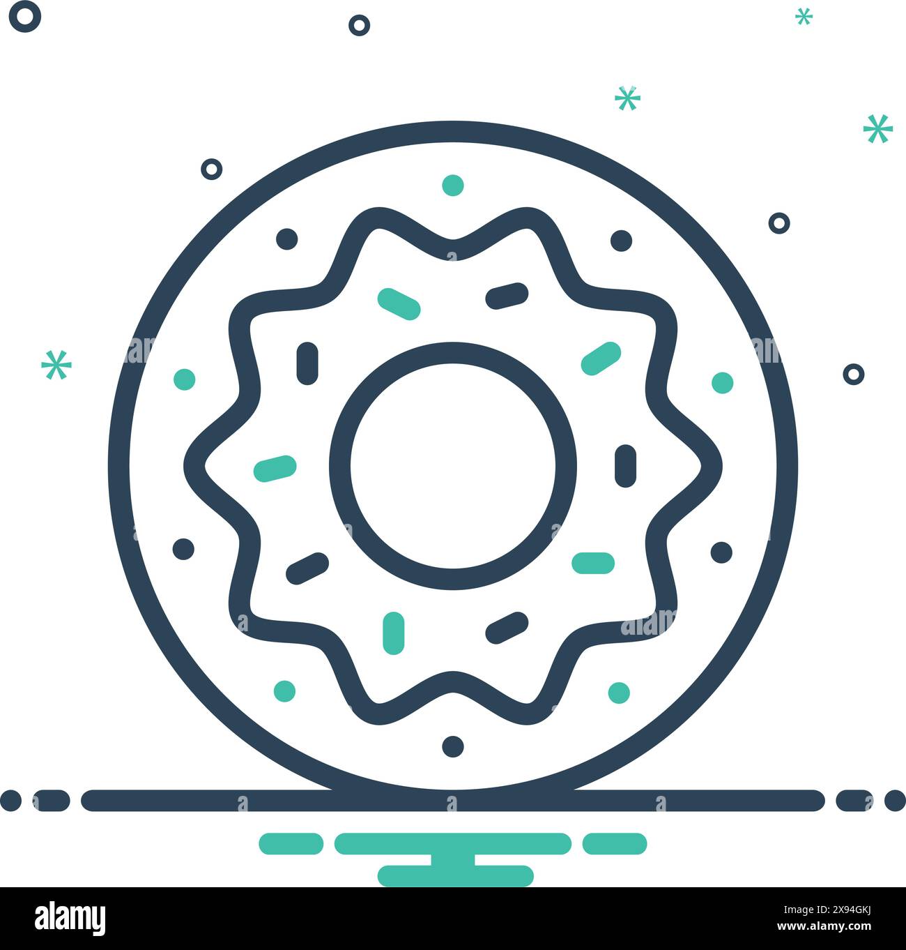 Doughnut shape icon Cut Out Stock Images & Pictures - Alamy