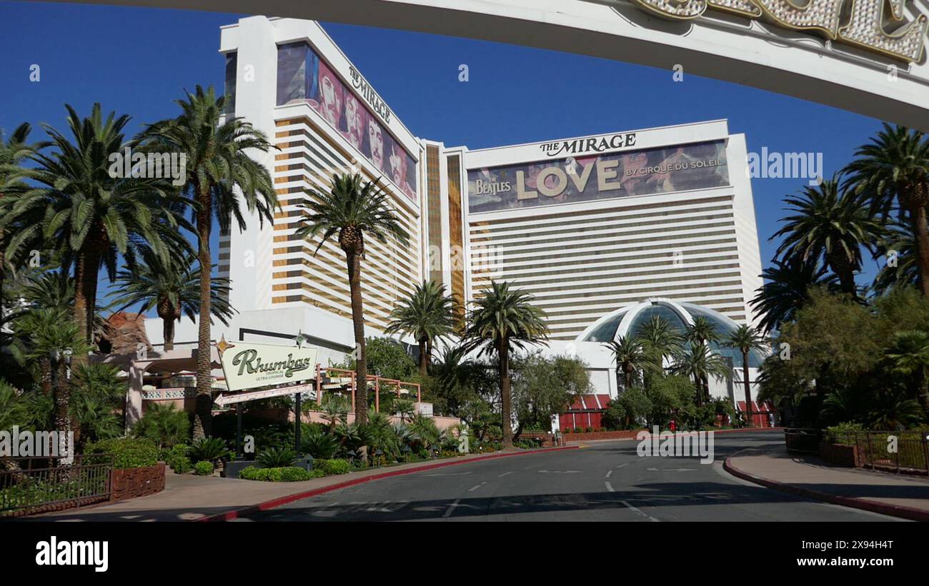 Las Vegas, Nevada, USA 16th May 2024 The Mirage Hotel & Casino at 3400 ...