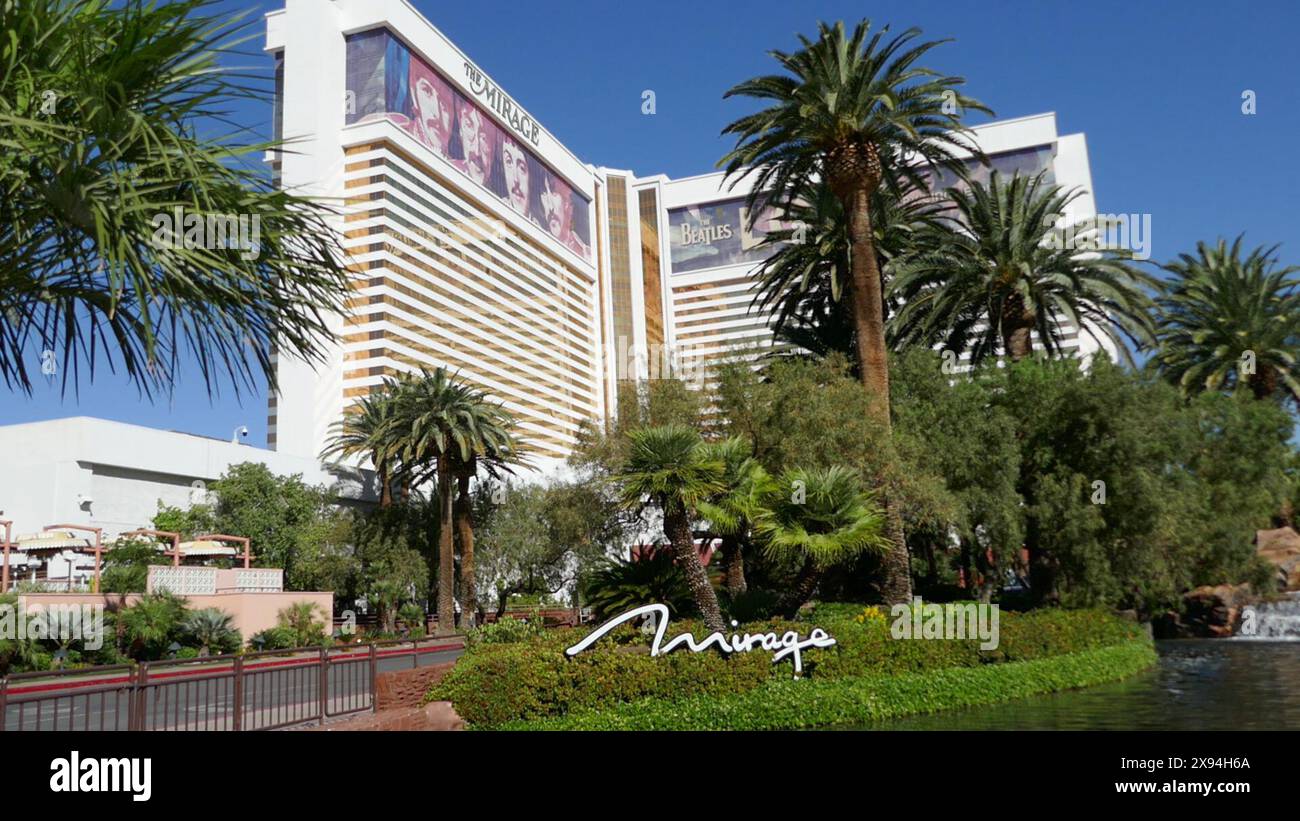 Las Vegas, Nevada, USA 16th May 2024 The Mirage Hotel & Casino at 3400 ...