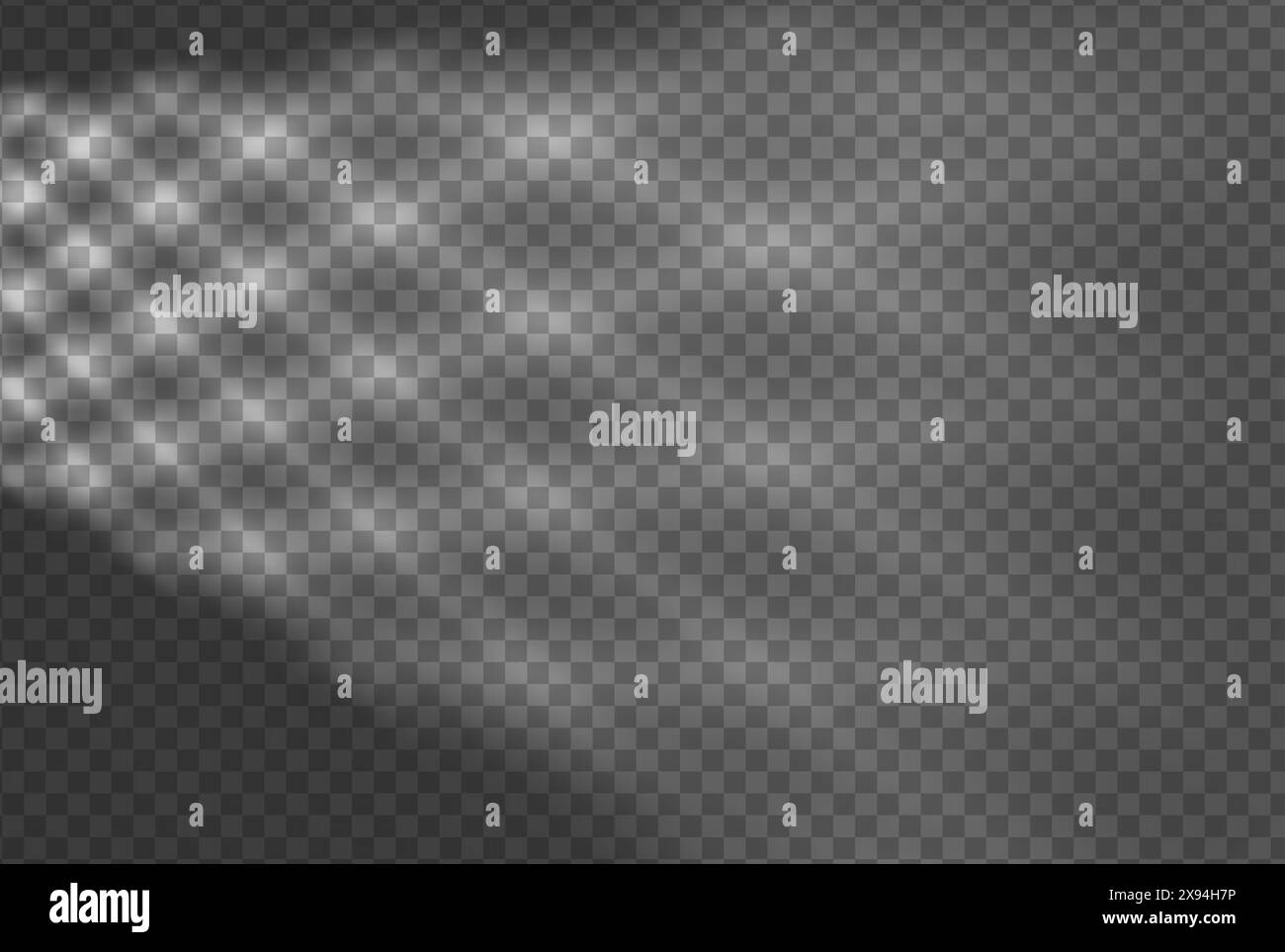 Light effect shadow overlay from stained glass window isolated ...