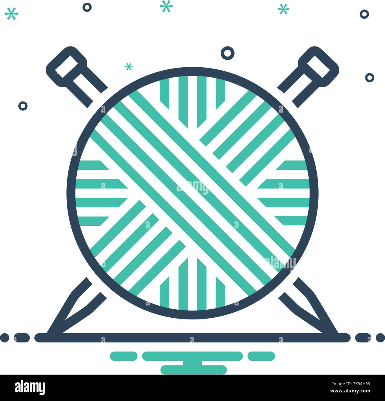 Icon for crochet yarn,crochet,yarn Stock Vector Image & Art - Alamy