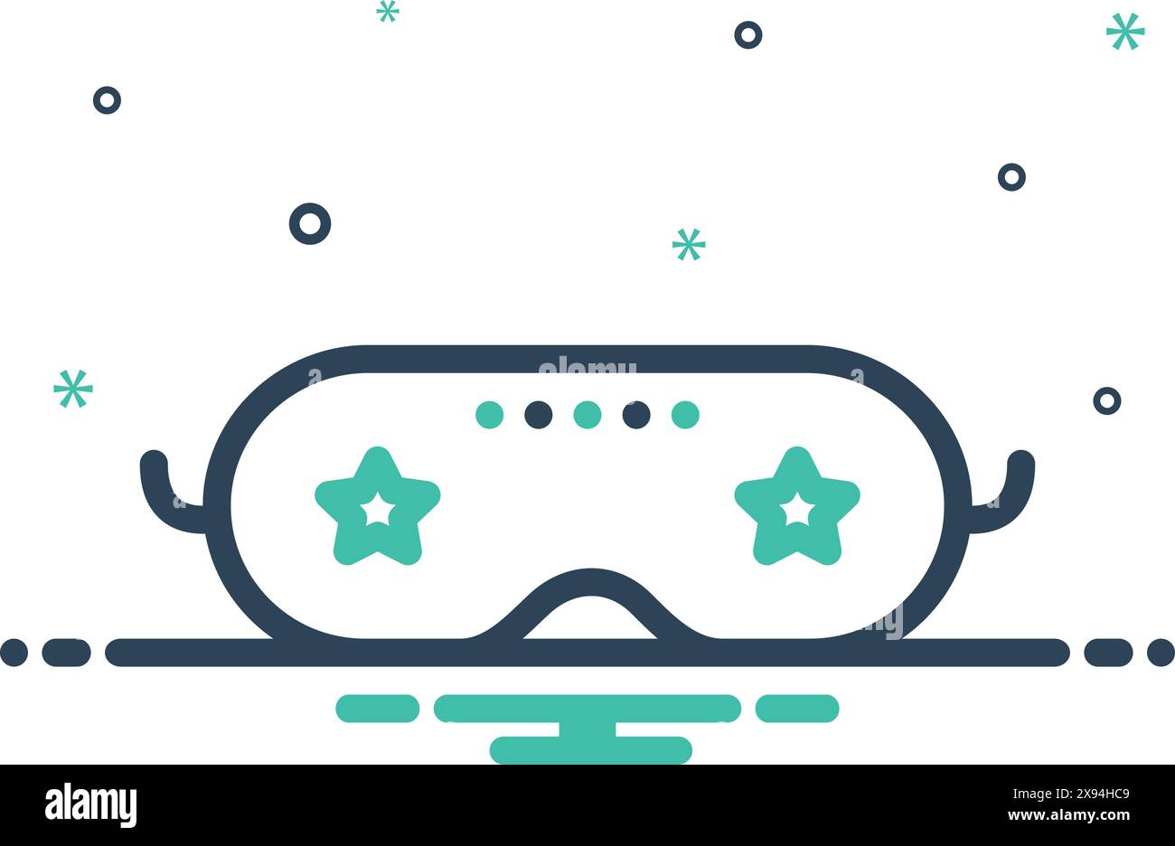 Icon sleep mask Cut Out Stock Images & Pictures - Alamy