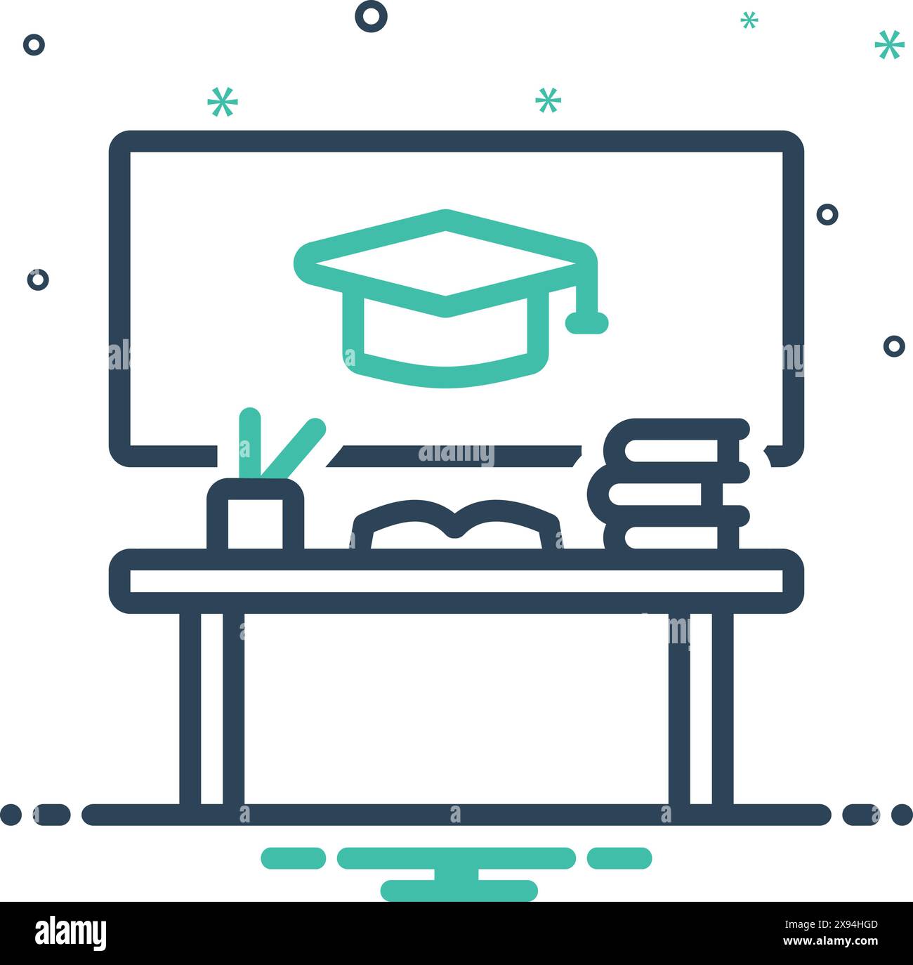 Icon for educational,desk Stock Vector Image & Art - Alamy