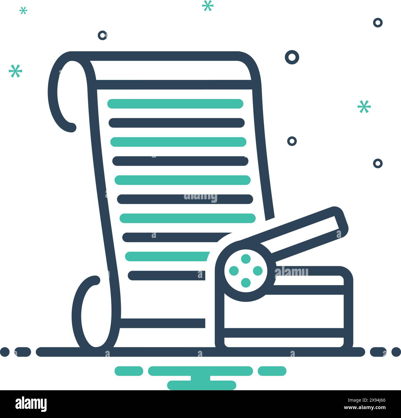 Icon for scenario,screenplay Stock Vector Image & Art - Alamy