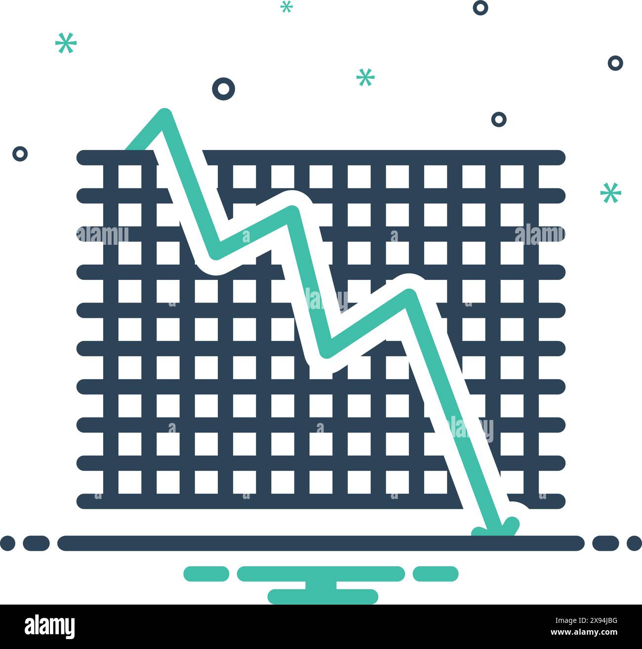 Icon for decline,downfall Stock Vector Image & Art - Alamy