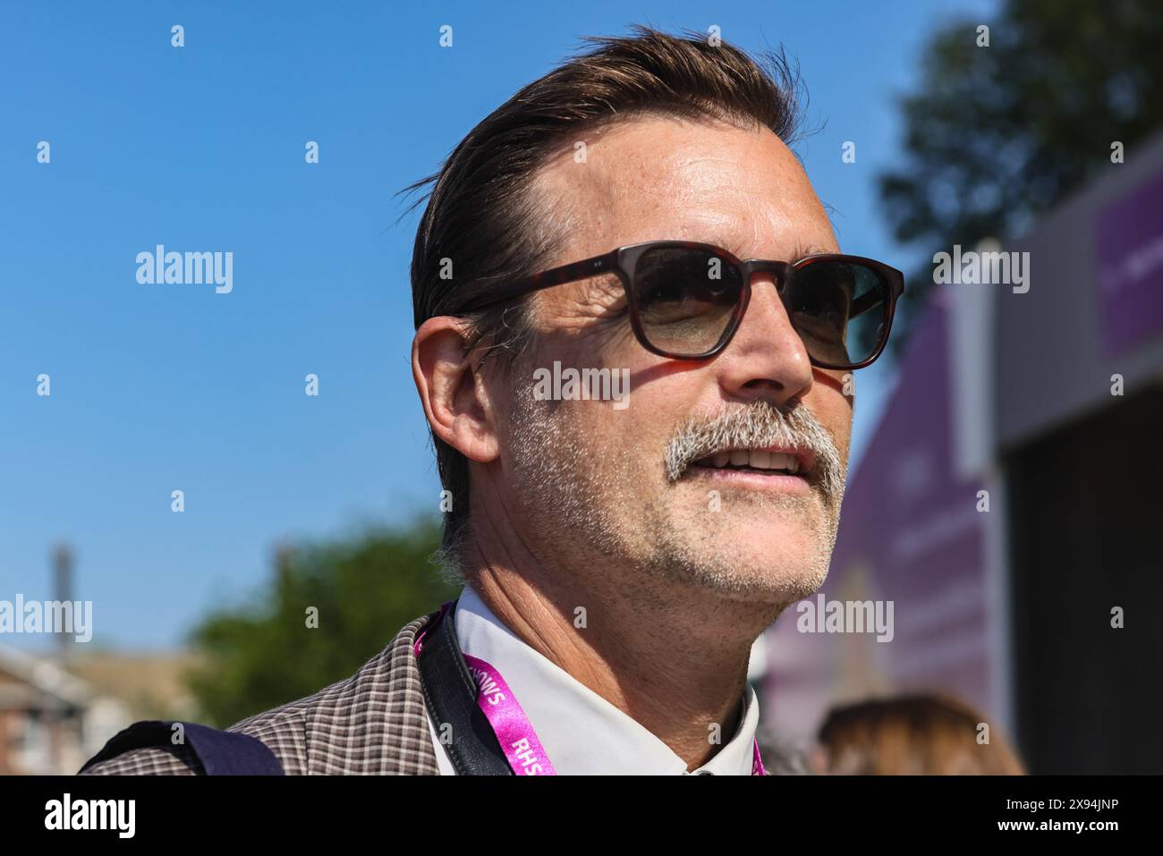 Ruth Gemmell and Hannah Dodd, in the Bridgerton Garden,RHS Chelsea ...