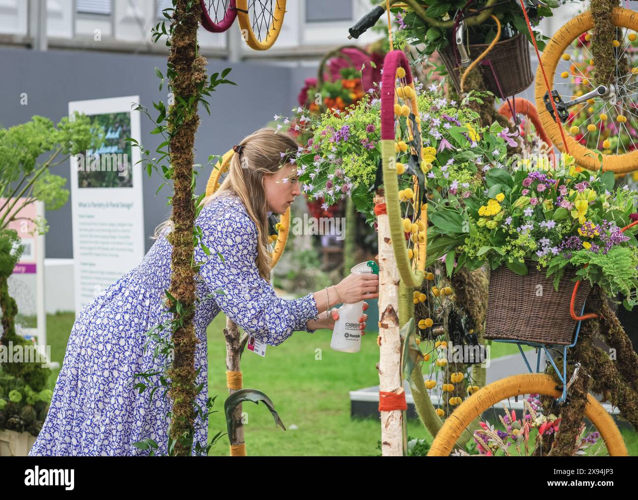 Ruth Gemmell and Hannah Dodd, in the Bridgerton Garden,RHS Chelsea ...