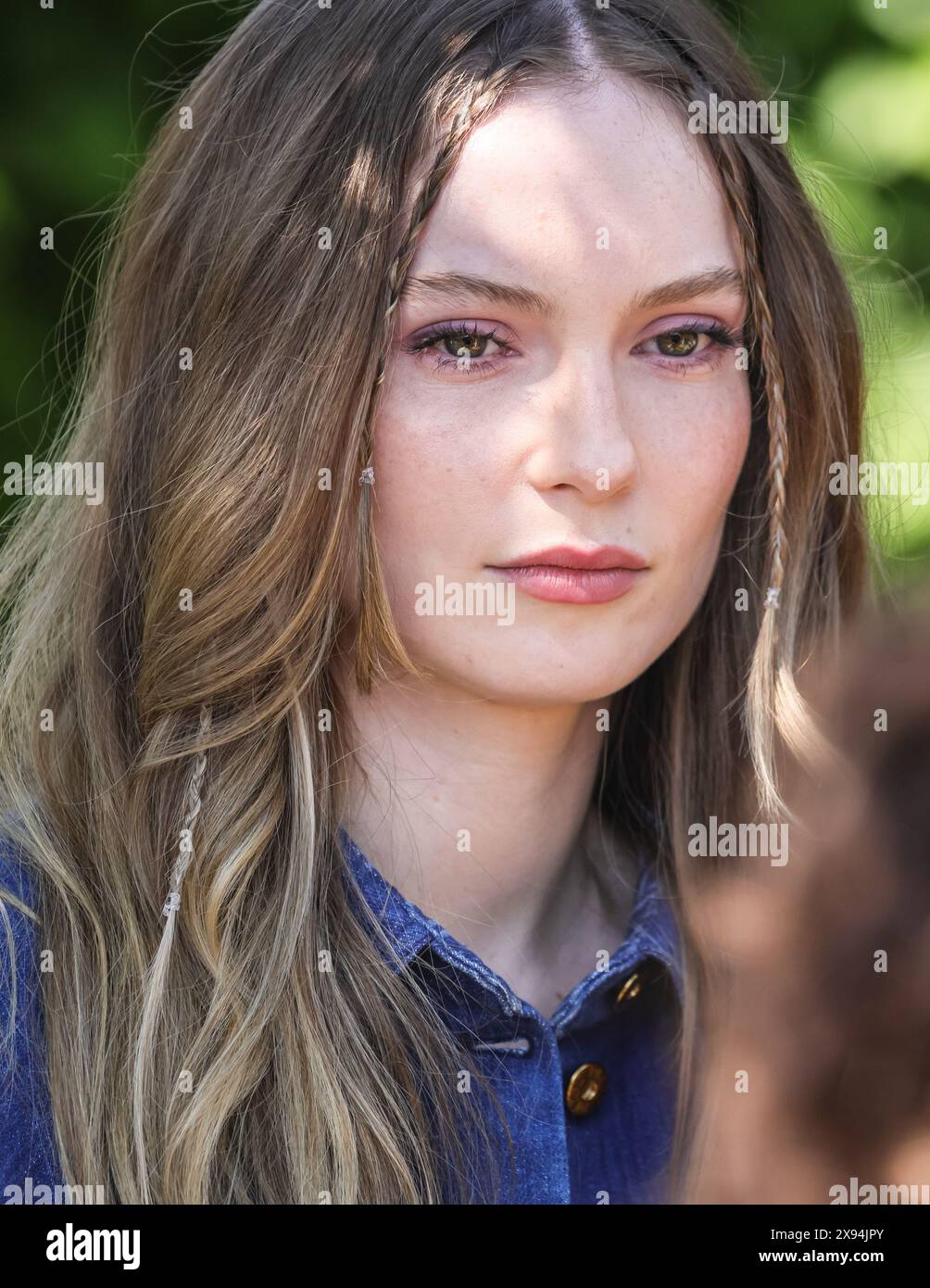 Ruth Gemmell and Hannah Dodd, in the Bridgerton Garden,RHS Chelsea ...