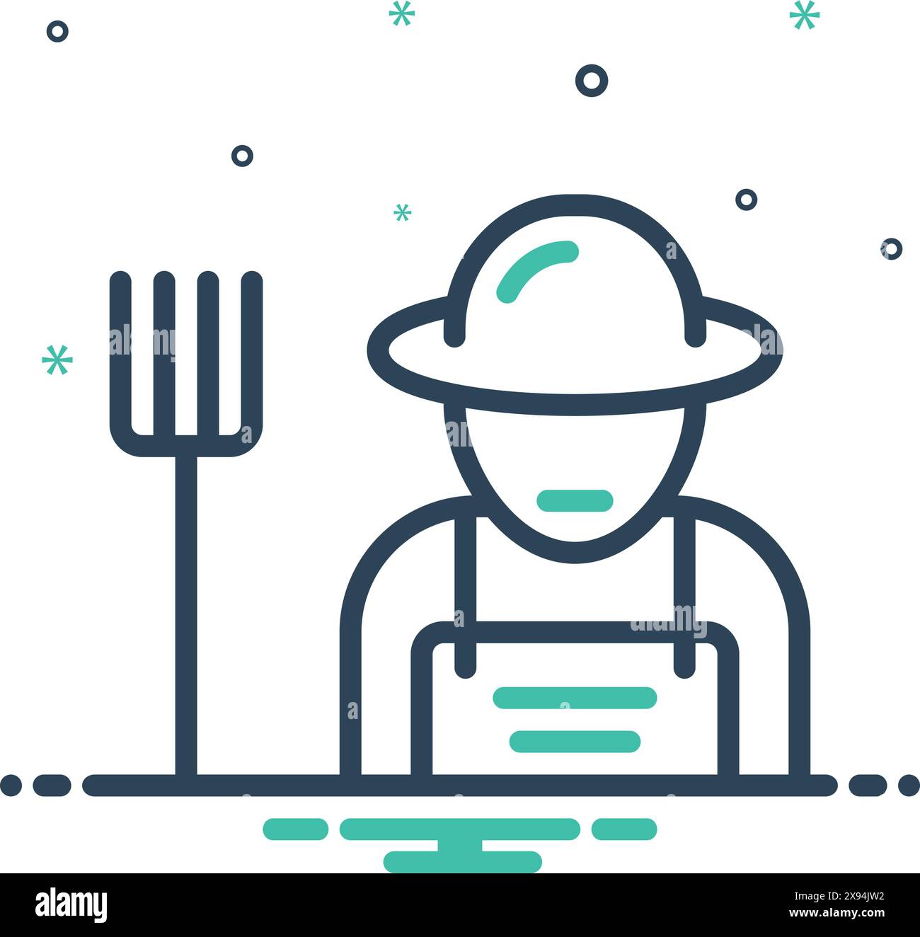 Icon for farmer,peasant Stock Vector Image & Art - Alamy