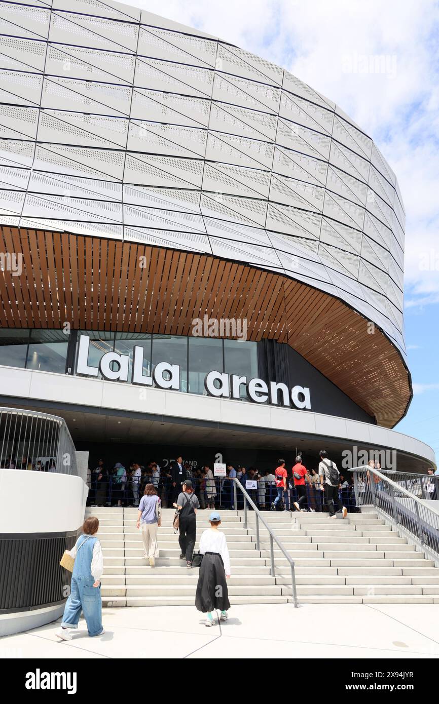 Funabashi, Japan. 29th May, 2024. The new multipurpose arena "LaLa ...