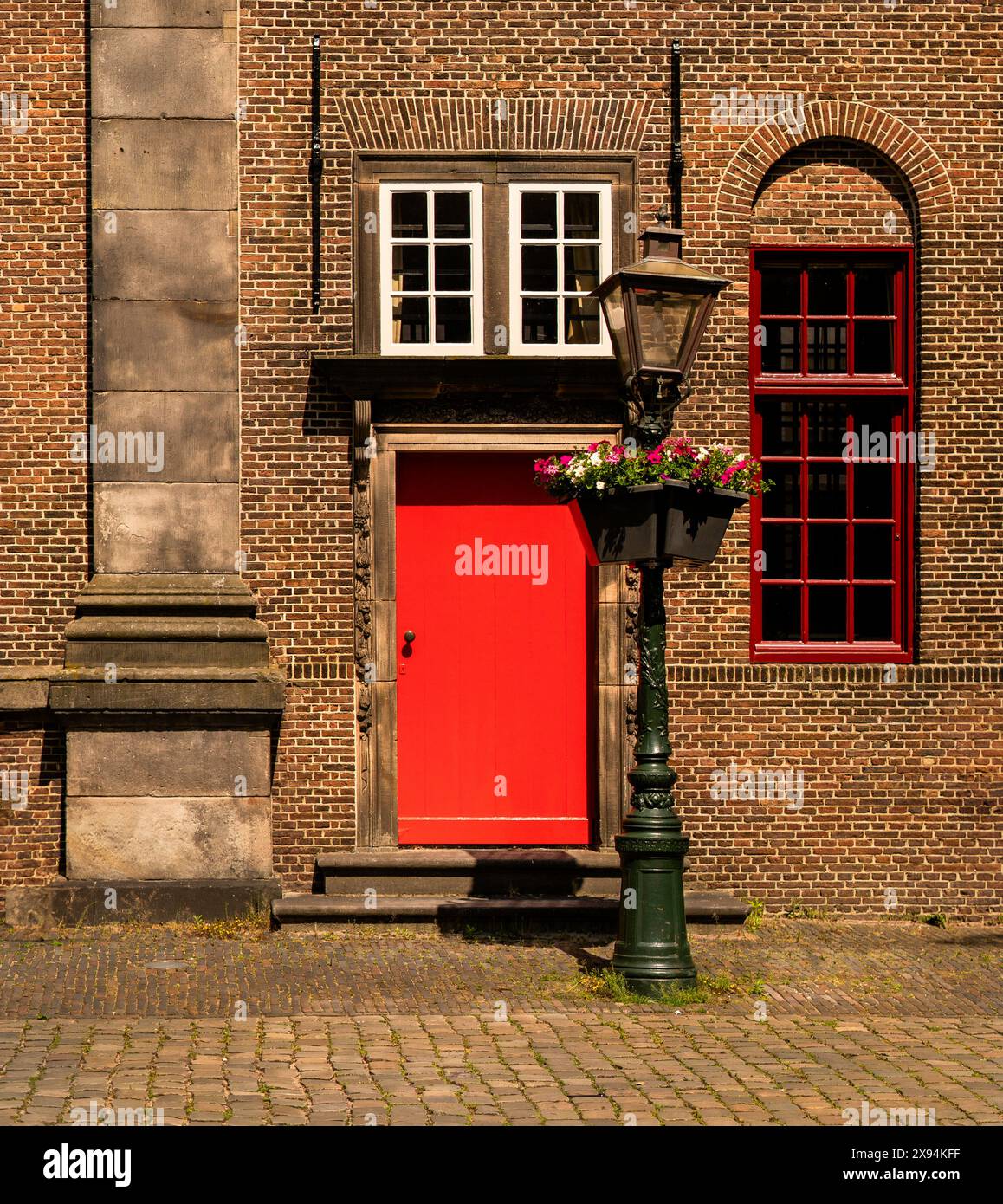 Red Door in Leiden Stock Photo - Alamy