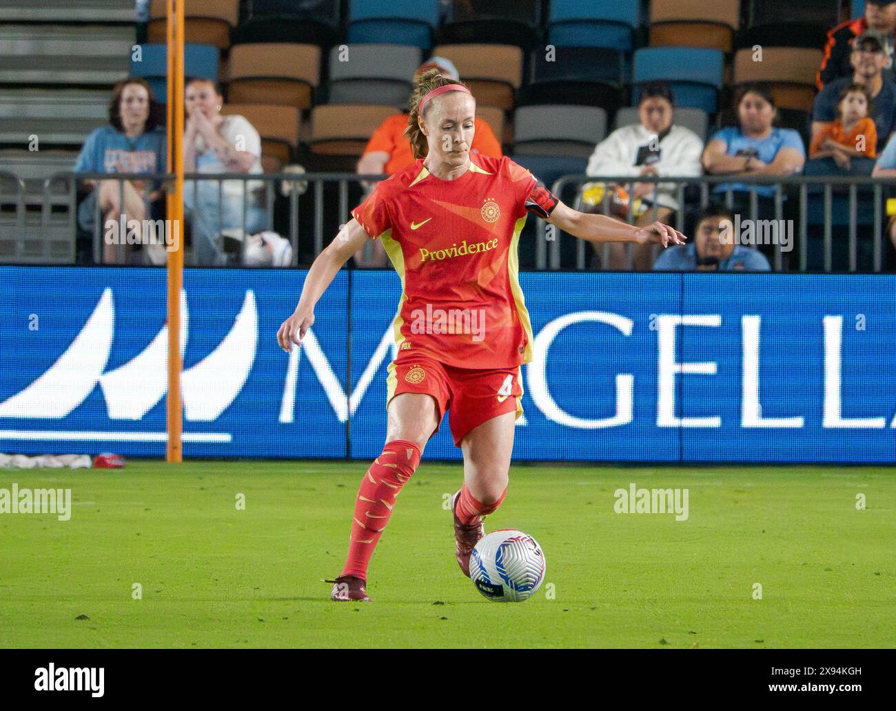 Becky Sauerbrunn (4 Portland Thorns) in action during the National ...